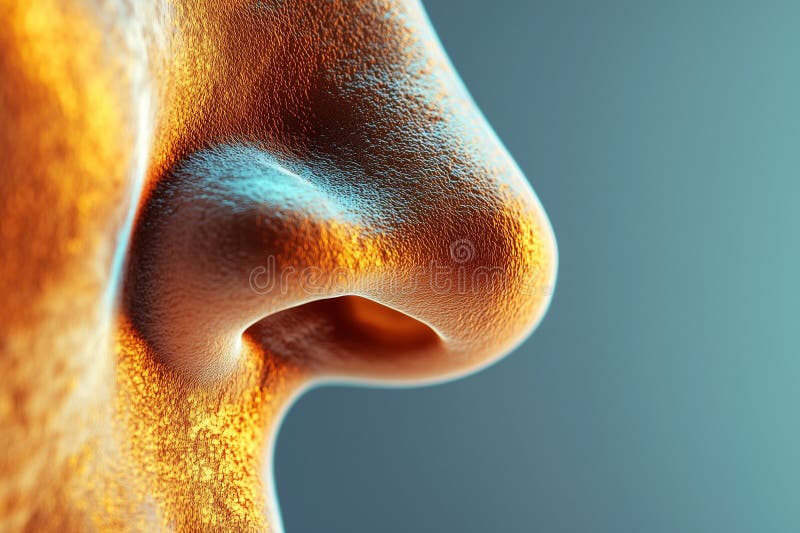 Detailed Macro View of Human Nose Texture Stock Photo - Image of ...