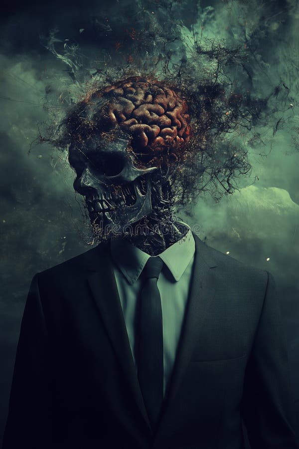 Turmoil of the Mind: a Conceptual Representation Stock Image - Image of ...