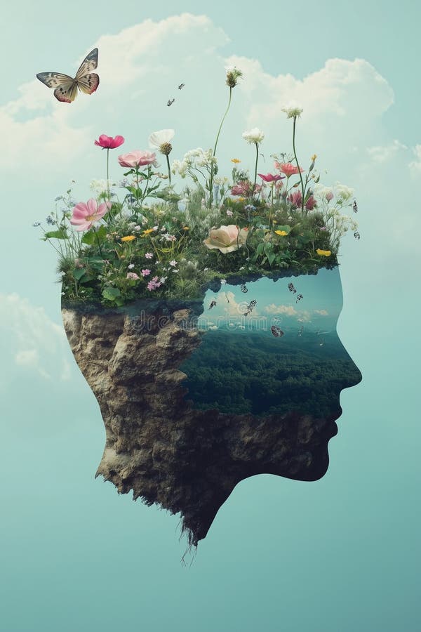 Harmony Mind Nature Visualization Mental Health Growth Stock Photos ...
