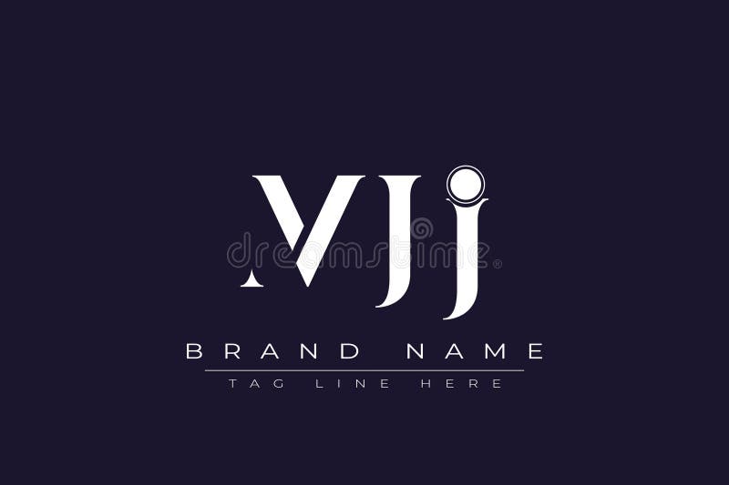 MJJ Abstract Letter Logo Design Stock Vector - Illustration of business ...