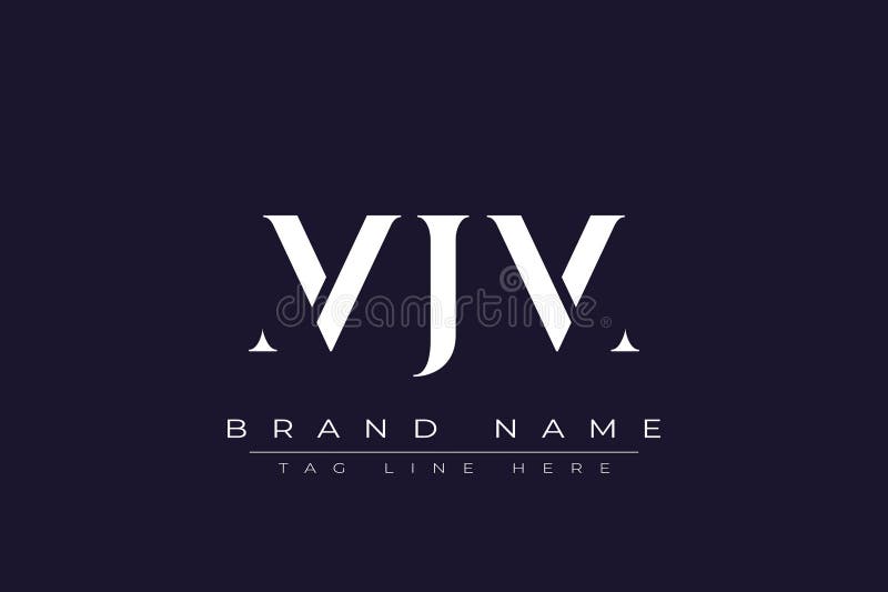 MJM Abstract Letter Logo Design Stock Vector - Illustration of graphic ...