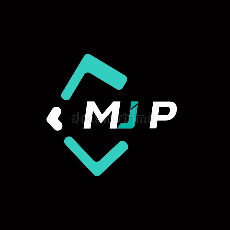 MJP Creative Minimalist Letter Logo. MJP Unique Vector Initials ...