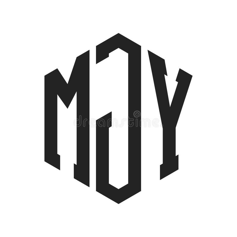 MJY Logo Design. Initial Letter MJY Monogram Logo Using Hexagon Shape ...