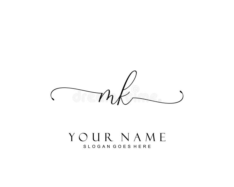 Mk Signature Stock Illustrations – 239 Mk Signature Stock Illustrations ...