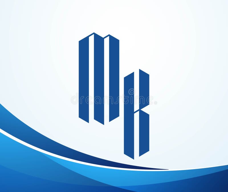 MK Alphabet Letter Logo Design Template Elements Stock Vector ...