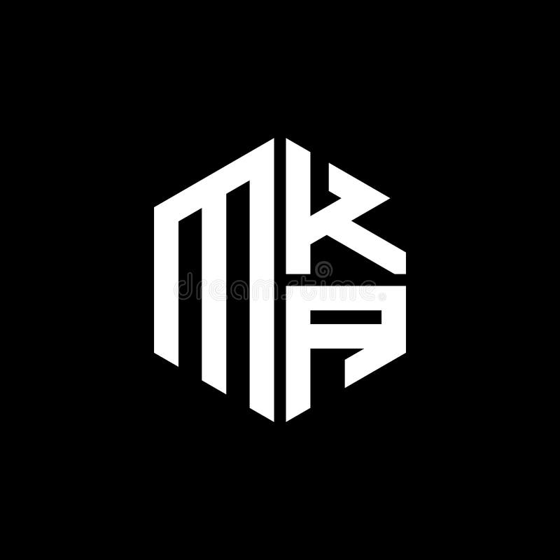 .MKA Logo MKA Icon MKA Monogram MKA Letter Minimalist Circle Flat ...
