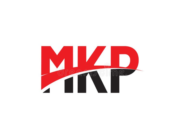 MKP Letter Initial Logo Design Stock Vector - Illustration of template ...
