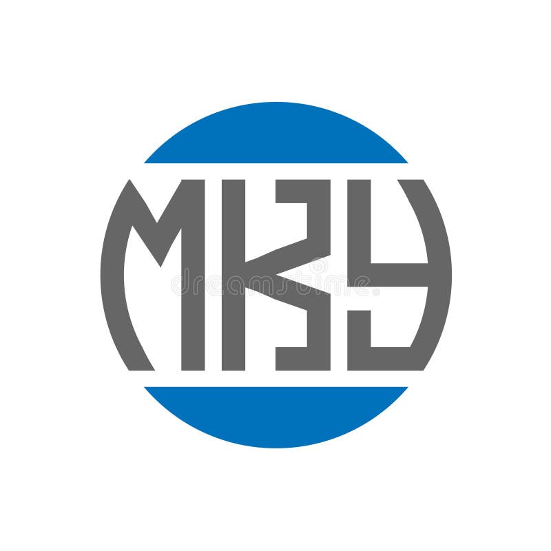 MKY Letter Logo Design on White Background. MKY Creative Initials ...