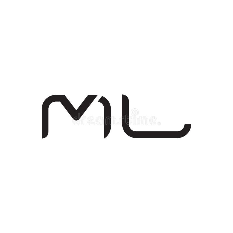 Ml Logo Letter Initial Logo Stock Illustrations – 722 Ml Logo Letter ...