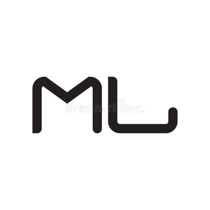 Ml Logo Letter Initial Logo Stock Illustrations – 947 Ml Logo Letter ...