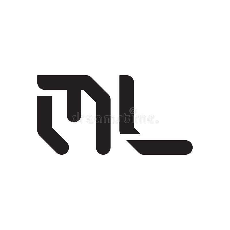 Ml Logo Letter Initial Logo Stock Illustrations – 947 Ml Logo Letter ...