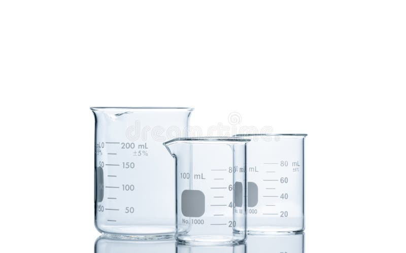 Scientific Glass Container Blue Liquid Scale Stock Photos - Free ...