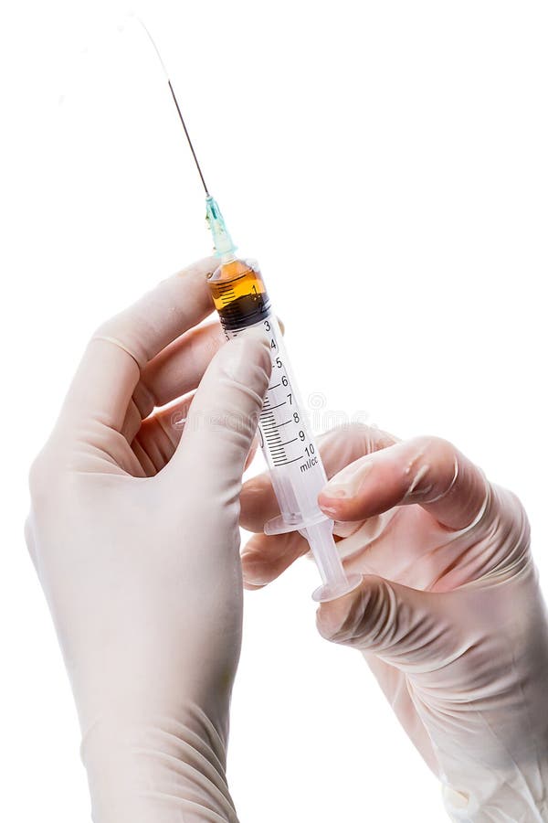 10 ml syringe in doc hand stock photo. Image of vaccination - 184236672