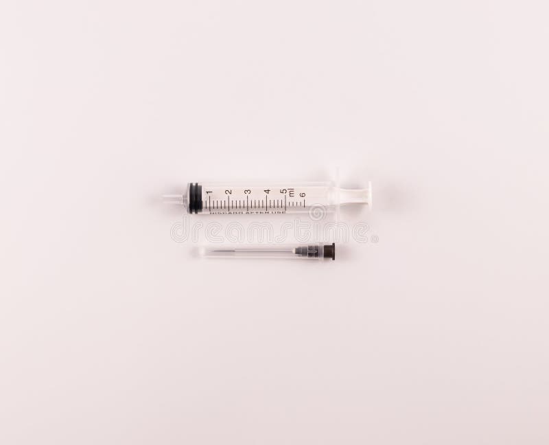 5 Ml Syringe with G22 Needle Stock Image - Image of endotracheal ...