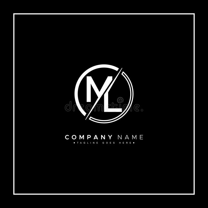 ML Vector Logo Template - Simple Icon for Initial Letter M and L ...