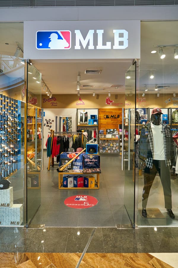 MLB store in Shenzhen editorial stock image. Image of commerce - 294482624