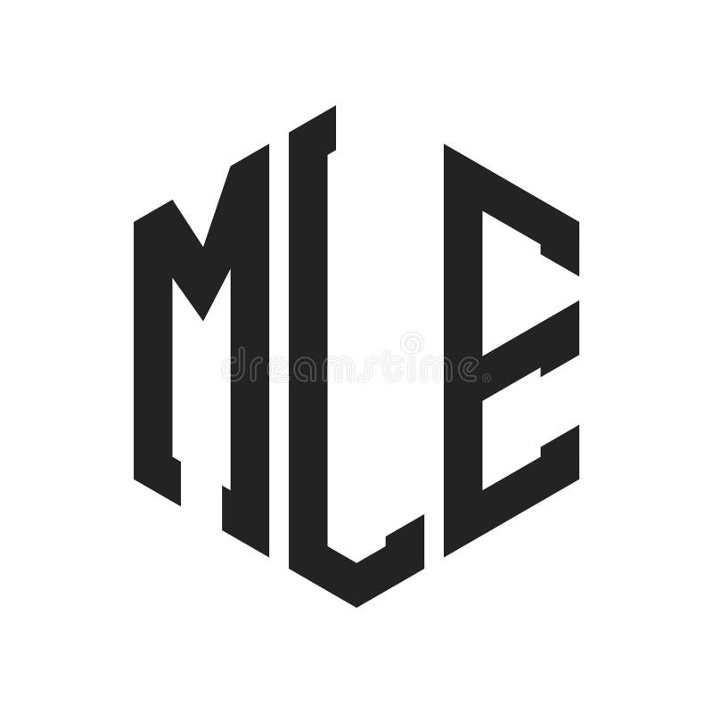 MLE Logo Design. Initial Letter MLE Monogram Logo Using Hexagon Shape ...