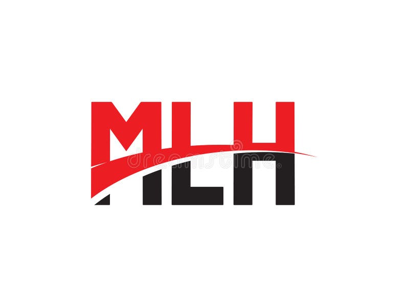 MLH Letter Initial Logo Design Stock Vector - Illustration of letter ...