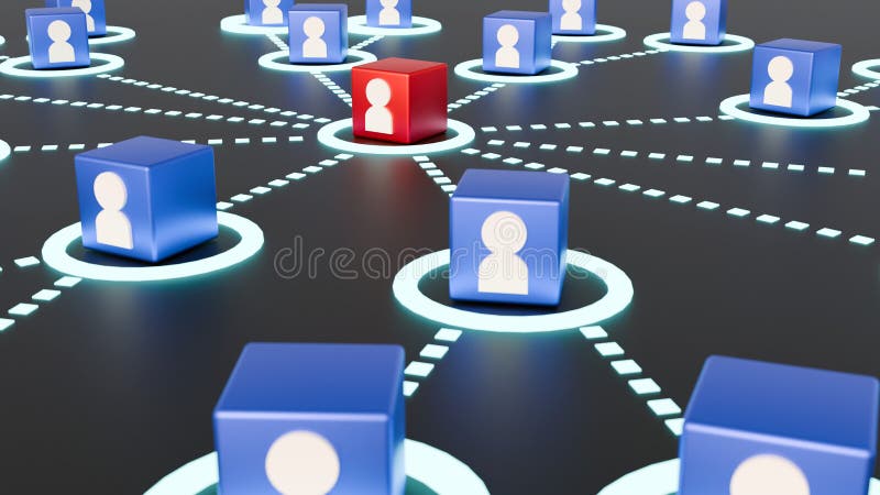 MLM Network Marketing Chart Structure Stock Illustration - Illustration ...