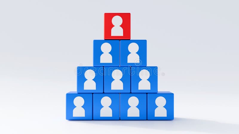 MLM Network Marketing Chart Structure Stock Illustration - Illustration ...