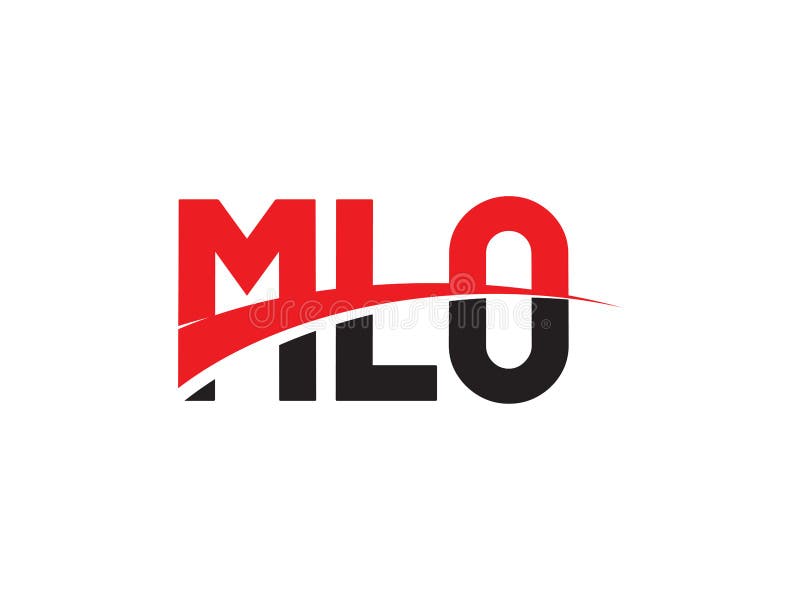 MLO Letter Initial Logo Design Stock Vector - Illustration of graphic ...