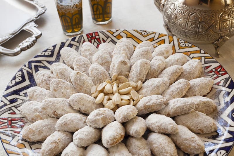 Almond Sweets are Typical Moroccan Food Stock Image - Image of baklava ...