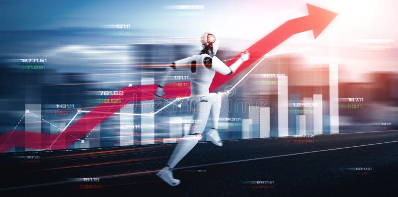 MLP Business Growth Concept by Using AI Robot and Machine Learning ...