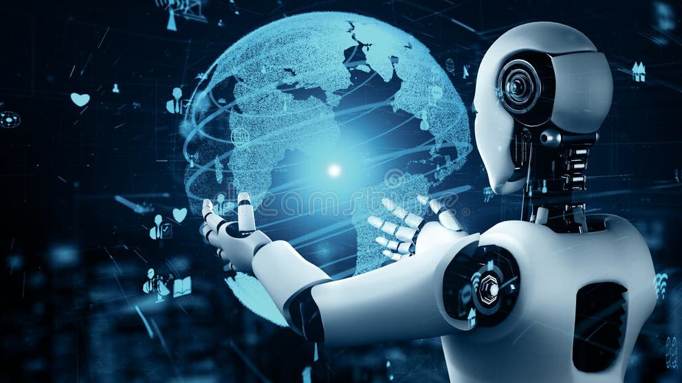 MLP Internet Connection Controlled by AI Robot Huminoid and Machine ...