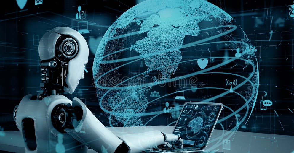 MLP Internet Connection Controlled by AI Robot Huminoid and Machine ...