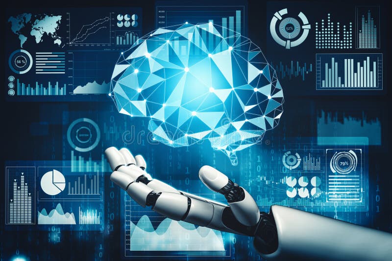 MLP Futuristic AI Thinking of Droid Robot Artificial Intelligence ...