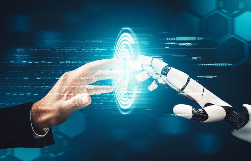 MLP Futuristic AI Thinking of Droid Robot Artificial Intelligence ...