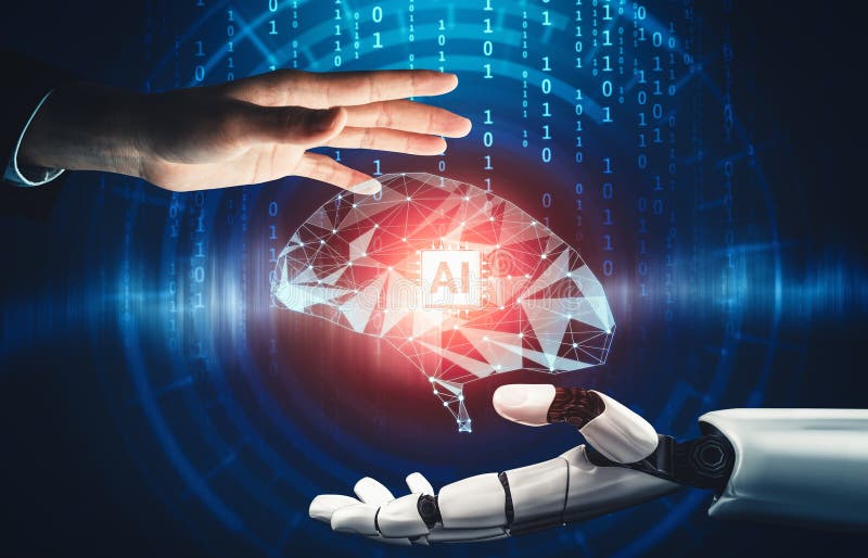 MLP Futuristic AI Thinking of Droid Robot Artificial Intelligence ...