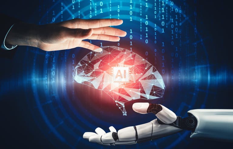 MLP Futuristic AI Thinking of Droid Robot Artificial Intelligence ...