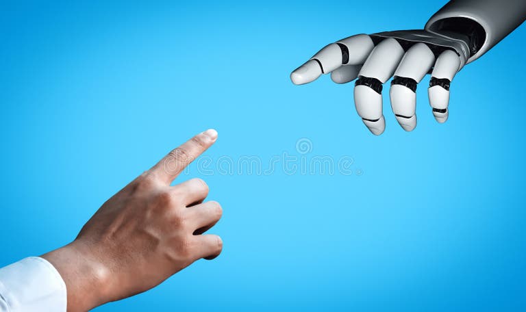 MLP Future Artificial Intelligence Robot and Cyborg. Stock Illustration ...