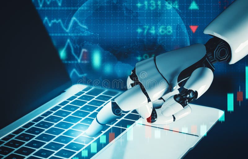 MLP Futuristic AI Thinking of Droid Robot Artificial Intelligence ...