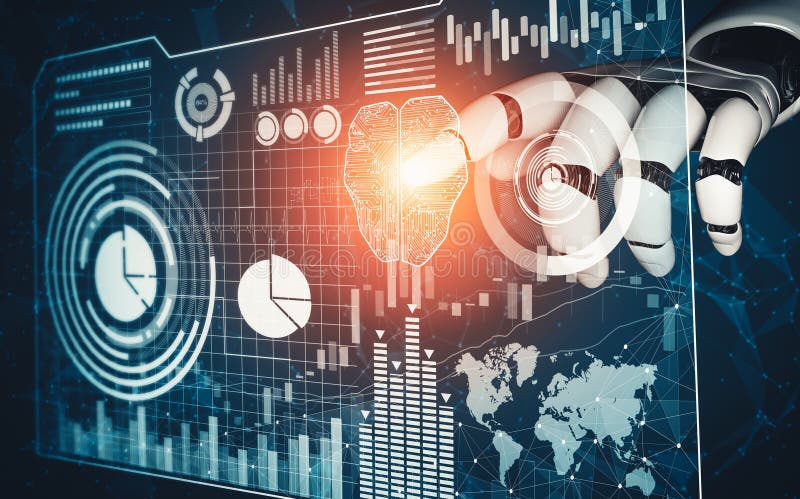 MLP Futuristic AI Thinking of Droid Robot Artificial Intelligence ...