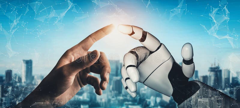 MLP Futuristic AI Thinking of Droid Robot Artificial Intelligence ...