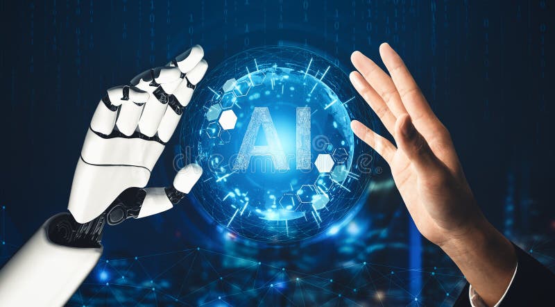 MLP Futuristic AI Thinking of Droid Robot Artificial Intelligence ...