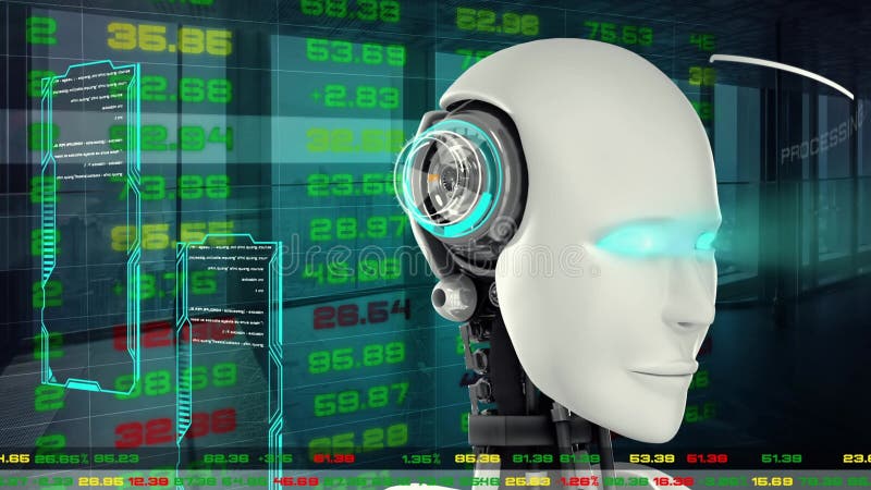 MLP Futuristic Robot, Artificial Intelligence CGI Big Data Analytics ...