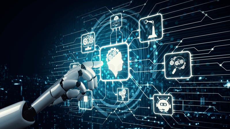 MLP Futuristic Robot Artificial Intelligence Enlightening AI Technology ...