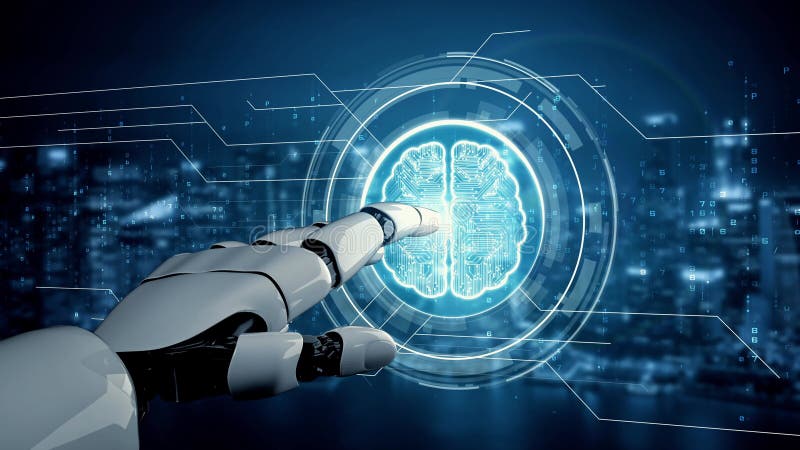 MLP Futuristic Robot Artificial Intelligence Enlightening AI Technology ...