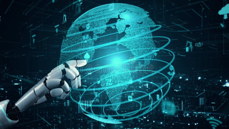 MLP Futuristic Robot Artificial Intelligence Enlightening AI Technology ...