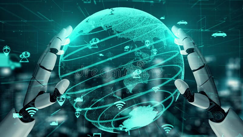 MLP Futuristic Robot Artificial Intelligence Enlightening AI Technology ...