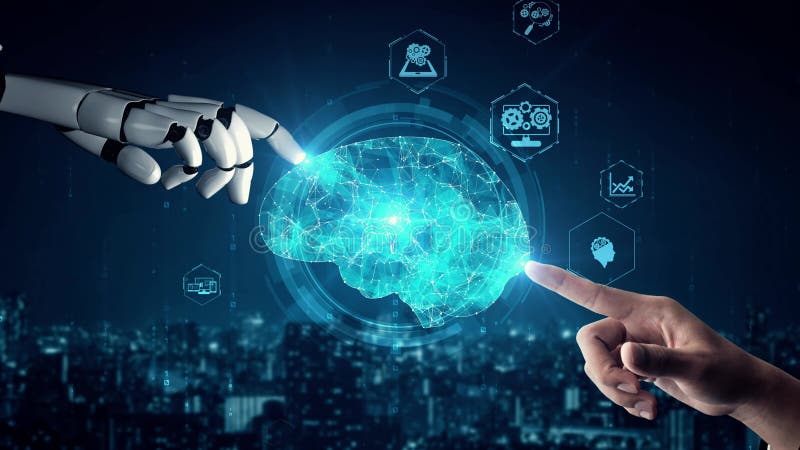 MLP Futuristic Robot Artificial Intelligence Enlightening AI Technology ...