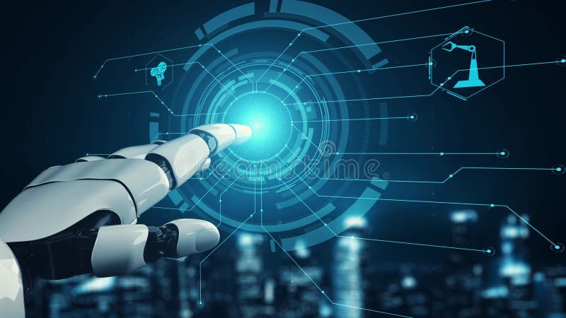 MLP Futuristic Robot Artificial Intelligence Enlightening AI Technology ...