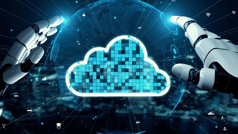 MLP Futuristic Robot Artificial Intelligence Enlightening AI Technology ...