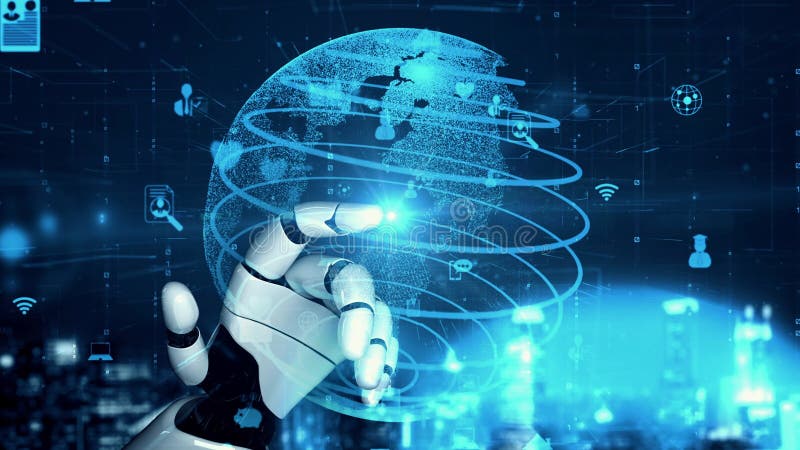 MLP Futuristic Robot Artificial Intelligence Enlightening AI Technology ...