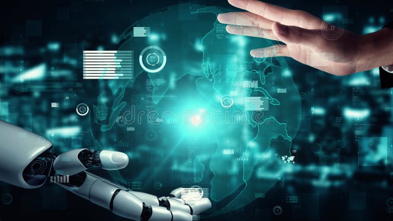 MLP Futuristic Robot Artificial Intelligence Enlightening AI Technology ...