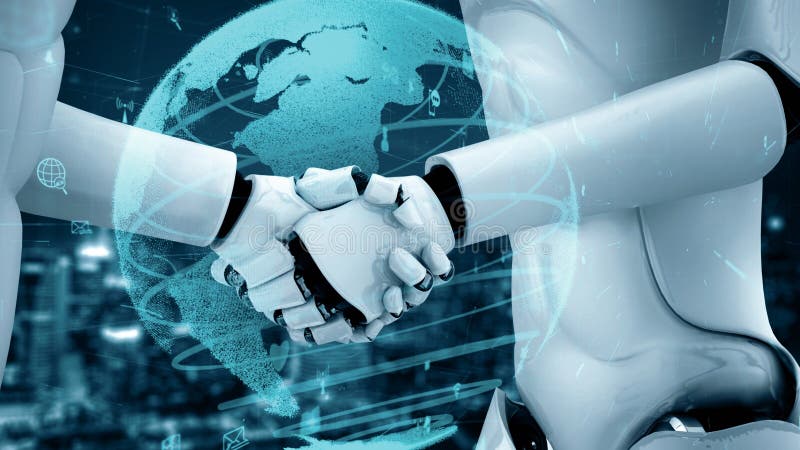 MLP Internet Connection Controlled by AI Robot Huminoid and Machine ...