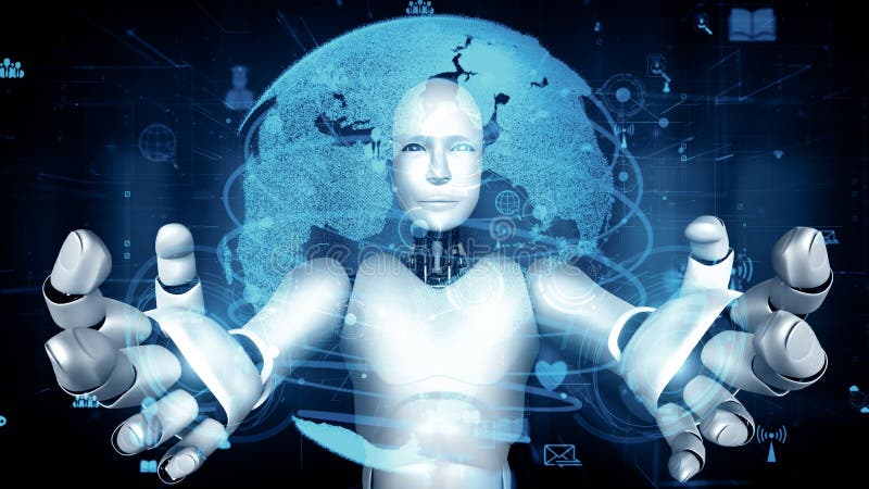 MLP Internet Connection Controlled by AI Robot Huminoid and Machine ...